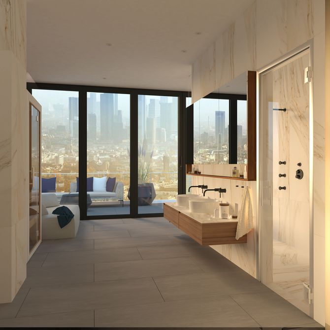 Planungsideen für Zuhause: Sauna im Bad oder Wellnessbereich - KLAFS